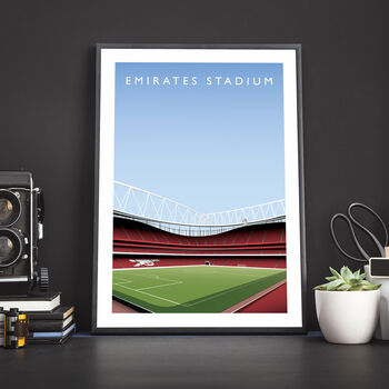Arsenal Emirates Stadium Poster By Matthew J I Wood Design ...
