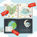 'welcome To Your World' Personalised New Baby Book By From Lucy ...