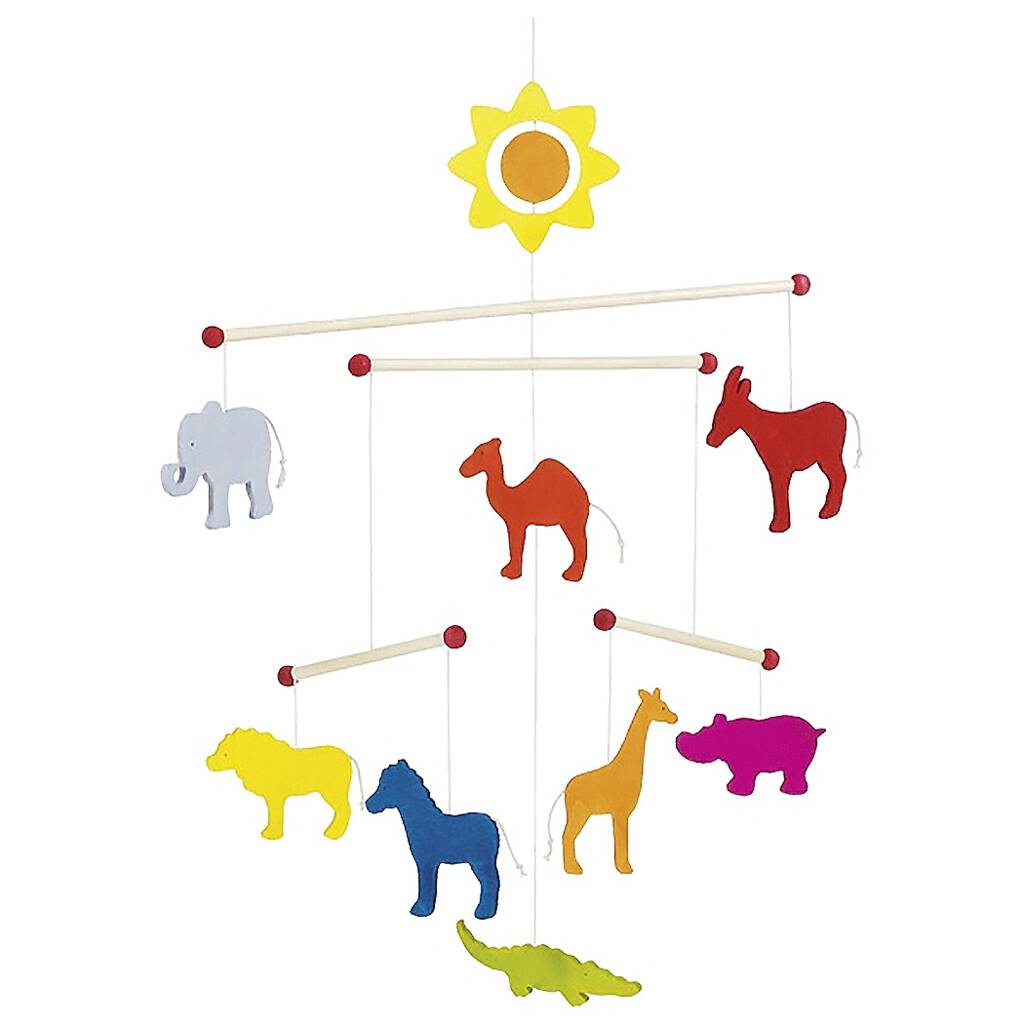 African Animal Mobile New Design By Oskar & Catie | notonthehighstreet.com