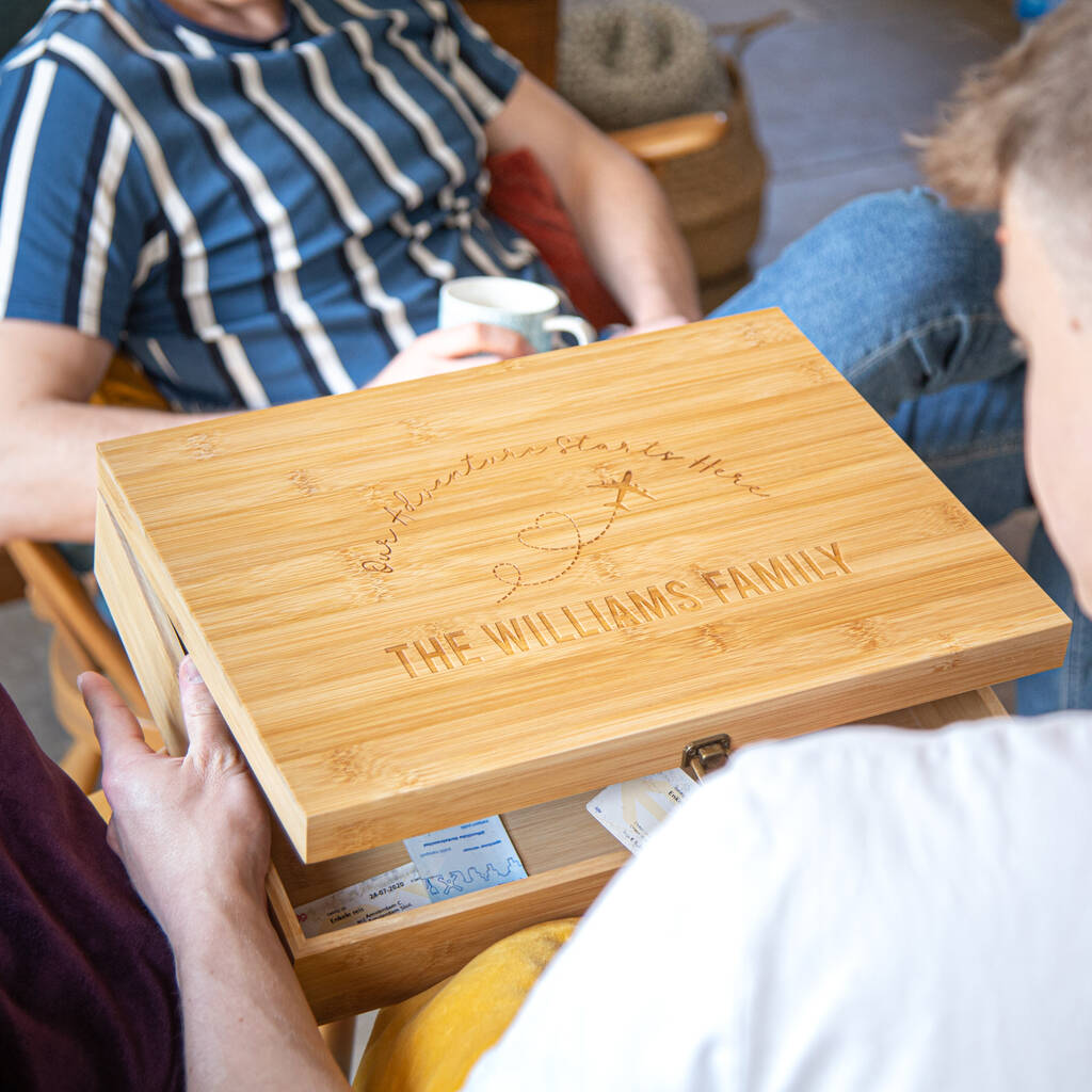 Personalised Wooden Travel Keepsake Box By Duncan Stewart ...