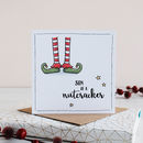 Elf Inspired Christmas Card By Cloud 9 Design | notonthehighstreet.com