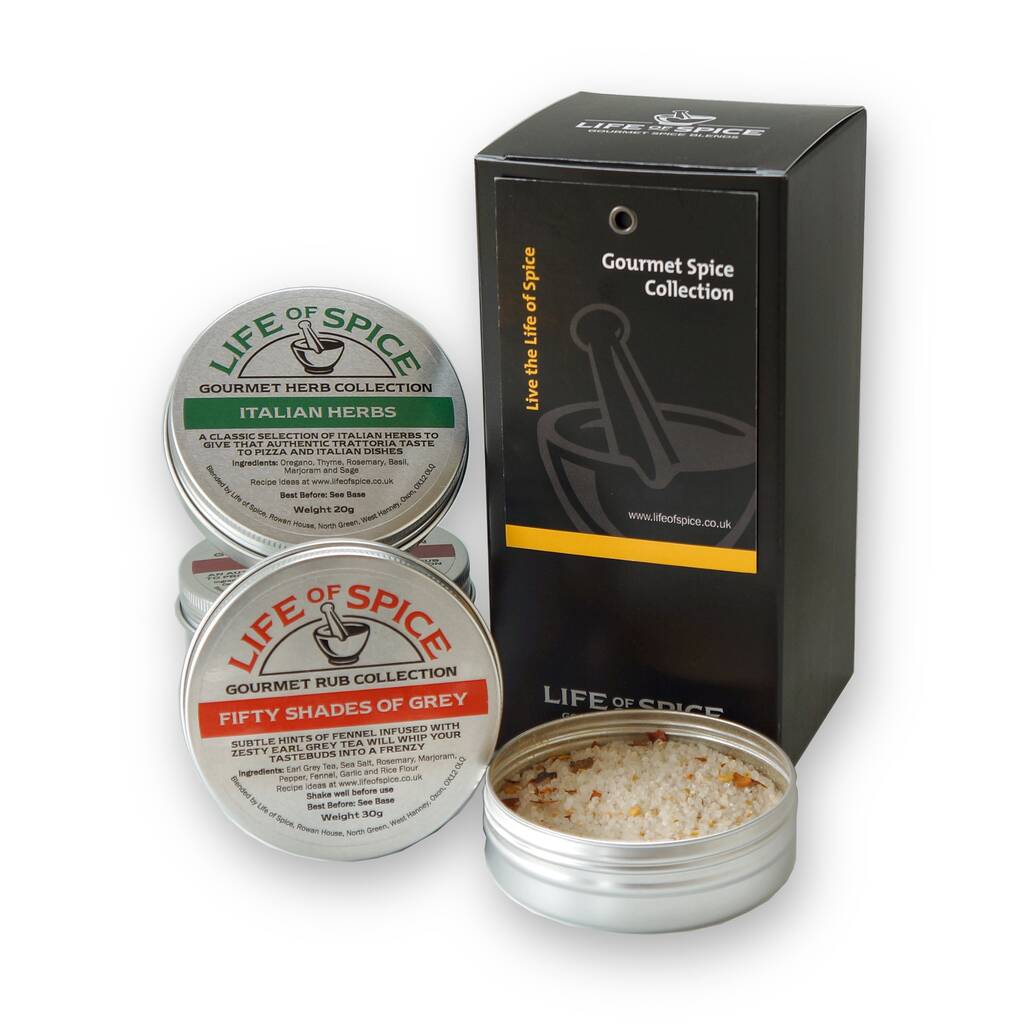 the world five rub collection by life of spice | notonthehighstreet.com
