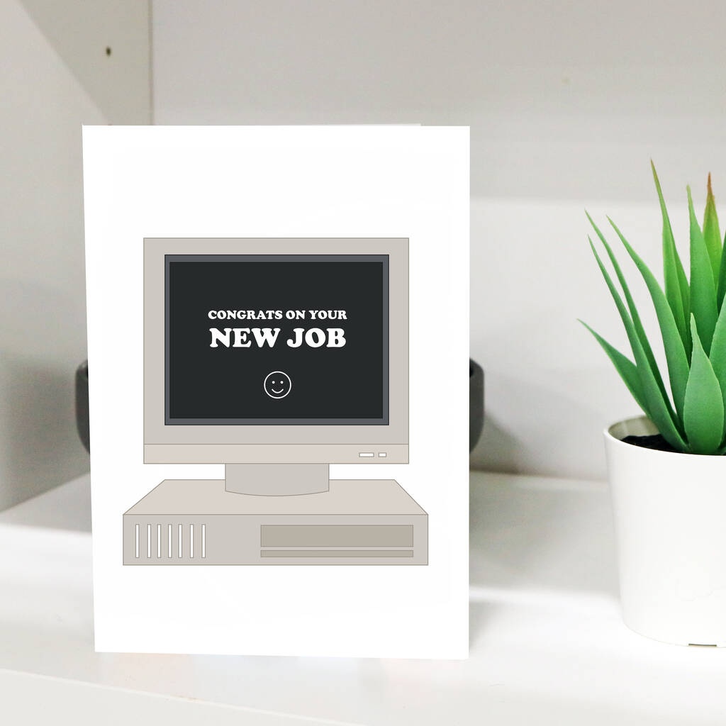 New Job Card By Pearl Ivy | notonthehighstreet.com