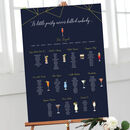 Cocktail Table Plan By Rodo Creative | notonthehighstreet.com
