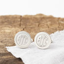 Personalised Deco Monogram Hidden Message Cufflinks By Sally Clay ...