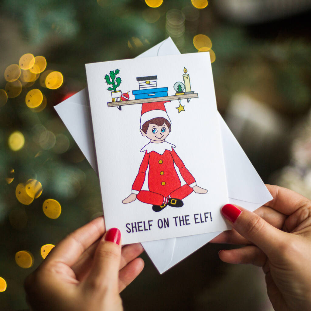 Funny Shelf On The Elf Christmas Card By Of Life Lemons funny-shelf-on-the-elf-christmas-card-by-of-life-lemons