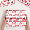 personalised london bus wrapping paper by abigail warner ...