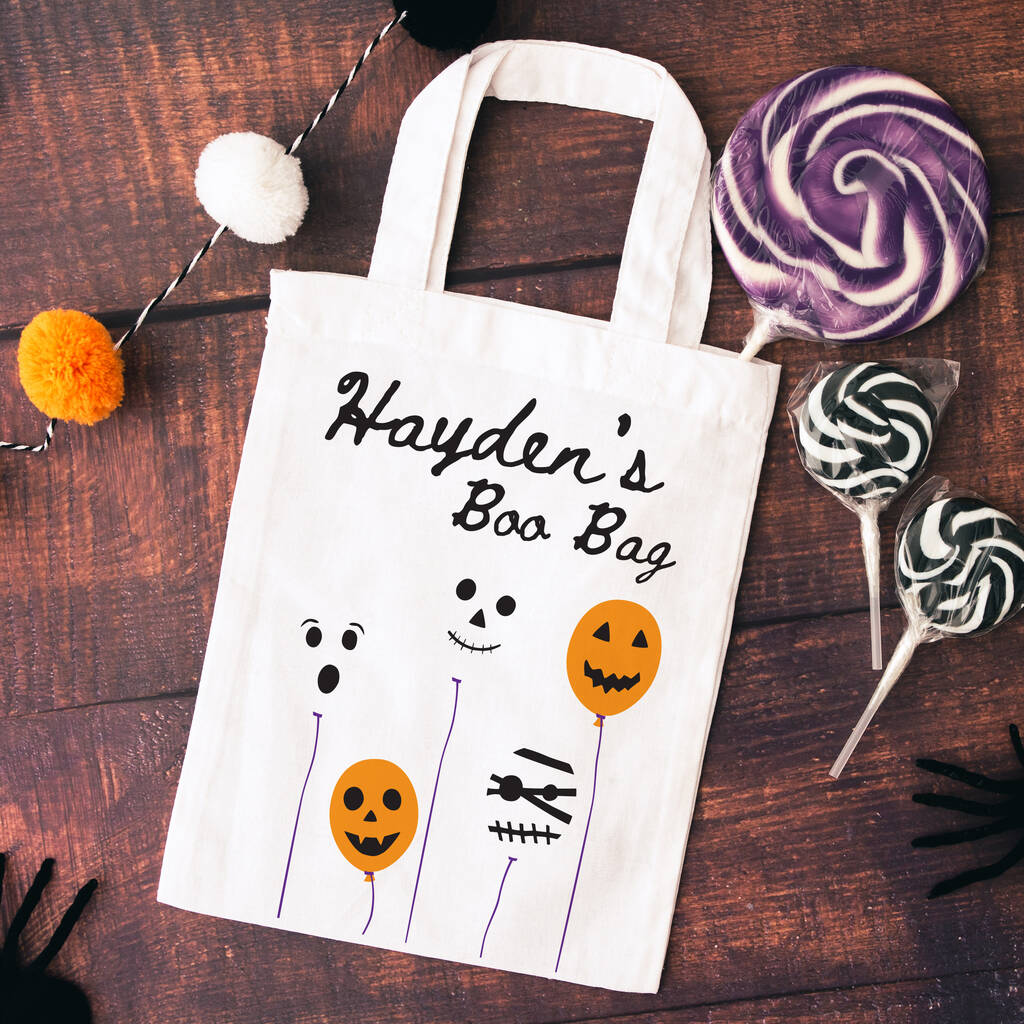 Personalised Halloween Boo Bag By So Close