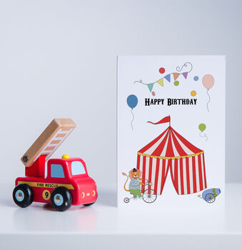 Circus Themed Personalised Funfair Bedroom Clock By The Gifting Knot ...