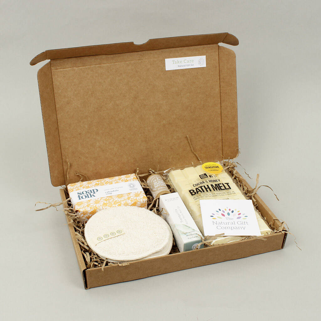 Letterbox Friendly Take Care Natural Gift Set By Green Tulip ...