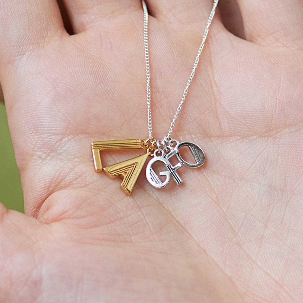 Personalised Family Initials Necklace By Rachel Jackson