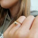 Sterling Silver Open Adjustable Cat Ring By Lily Charmed ...