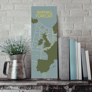 Shipping Forecast Area Map Reference Chart By Alice Rose ...