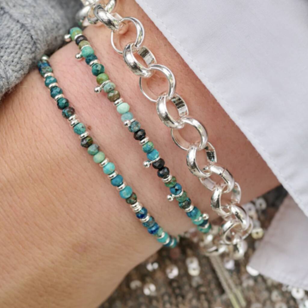 Mystical Azurite Bracelet By Boho Betty