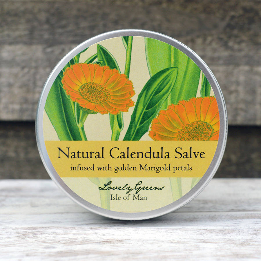 natural calendula salve by lovely greens handmade | notonthehighstreet.com