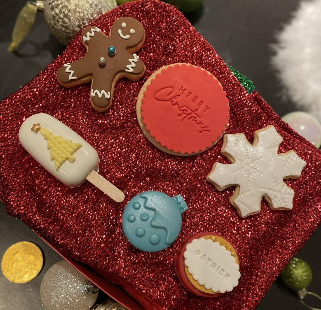 Cute And Personalised Christmas Sweet Treat Hamper By La Di Da Sweet ...
