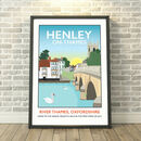 Henley On Thames, River Thames, Oxfordshire Print By Tabitha Mary ...