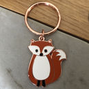 Fox Keyring In Tin Gift By Chameleon And Co | notonthehighstreet.com