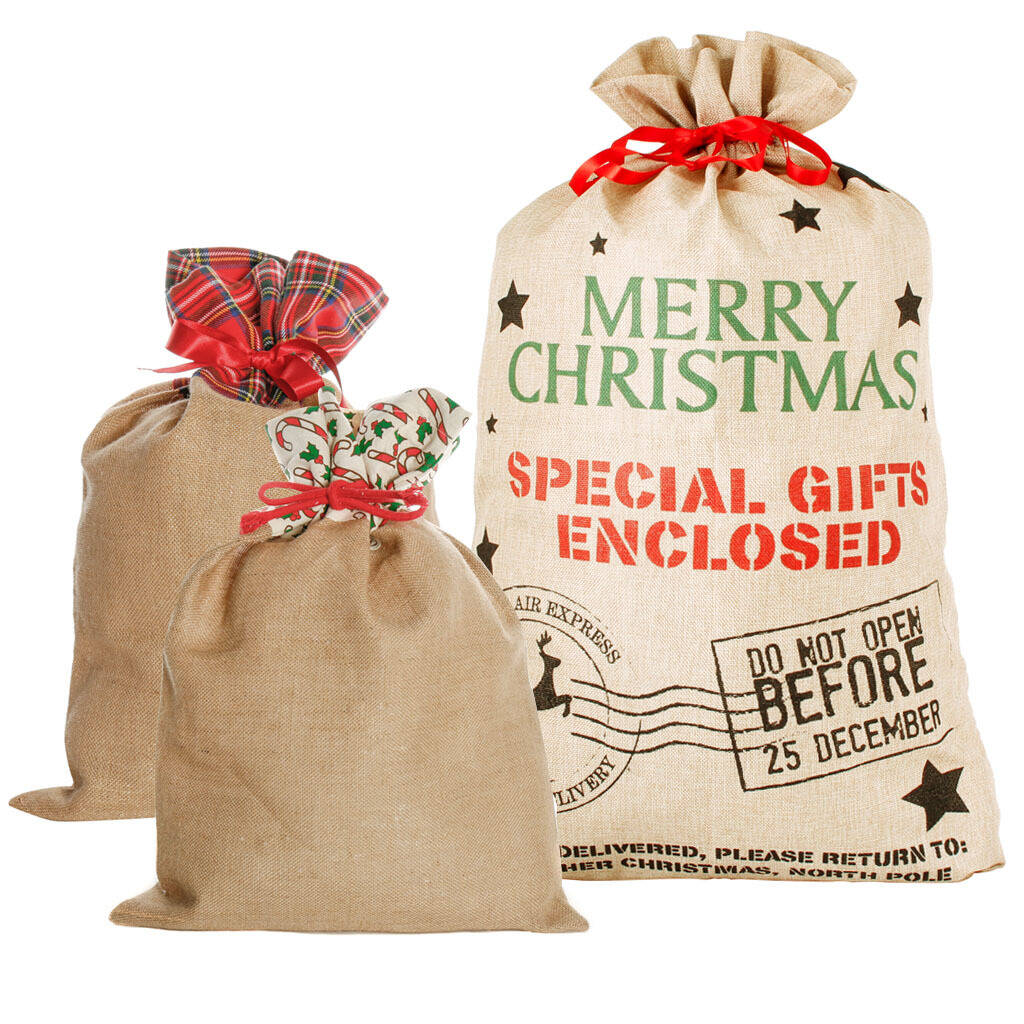 Deck The Halls Personalised Family Christmas Gift Sacks By Dibor ...