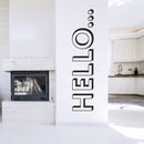 Hello… Wall Sticker By Nutmeg Wall Stickers | notonthehighstreet.com