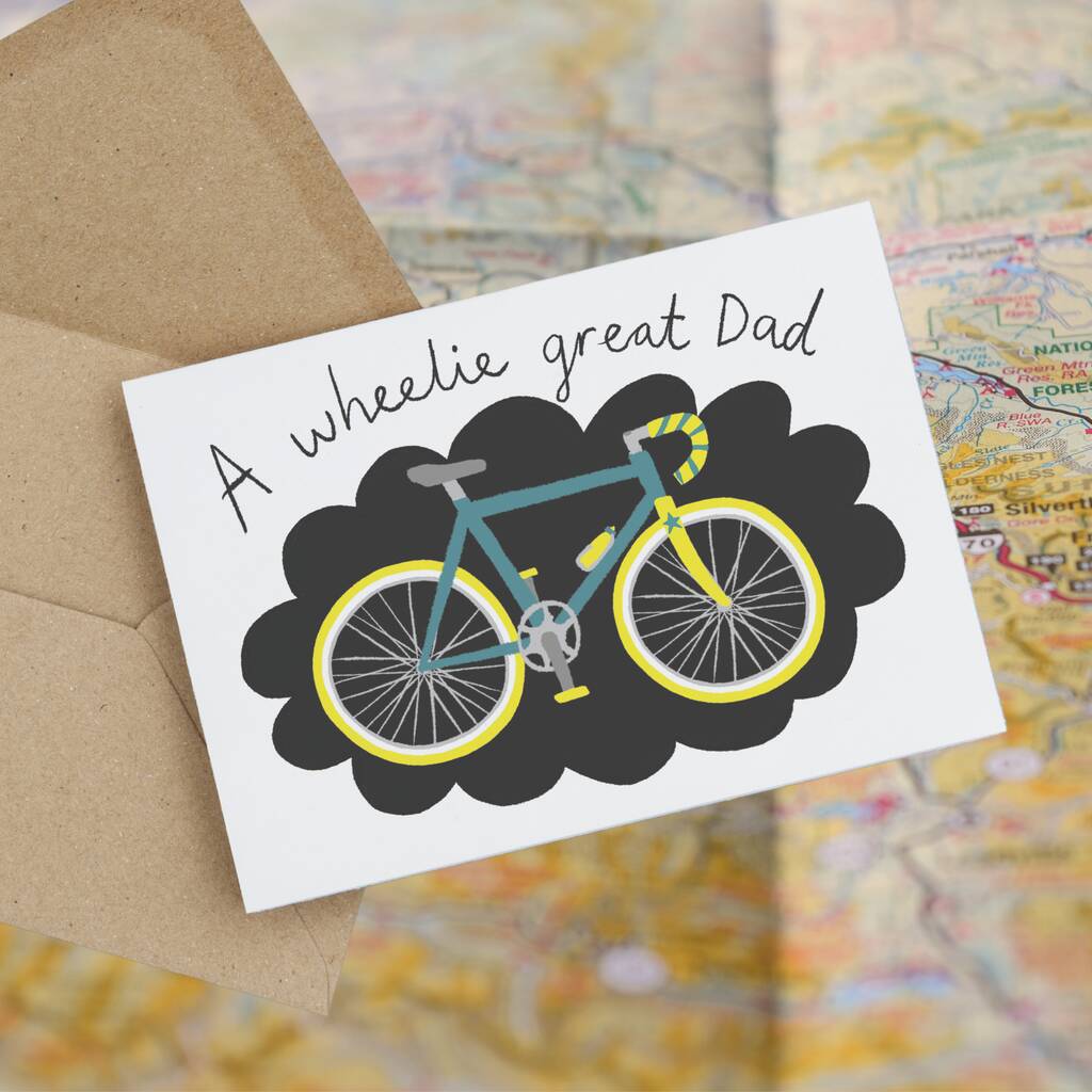 'A Wheelie Great Dad' Card By So Close