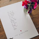 'she Let Go' Original Handwritten Poem By Words By Catherine Prutton ...