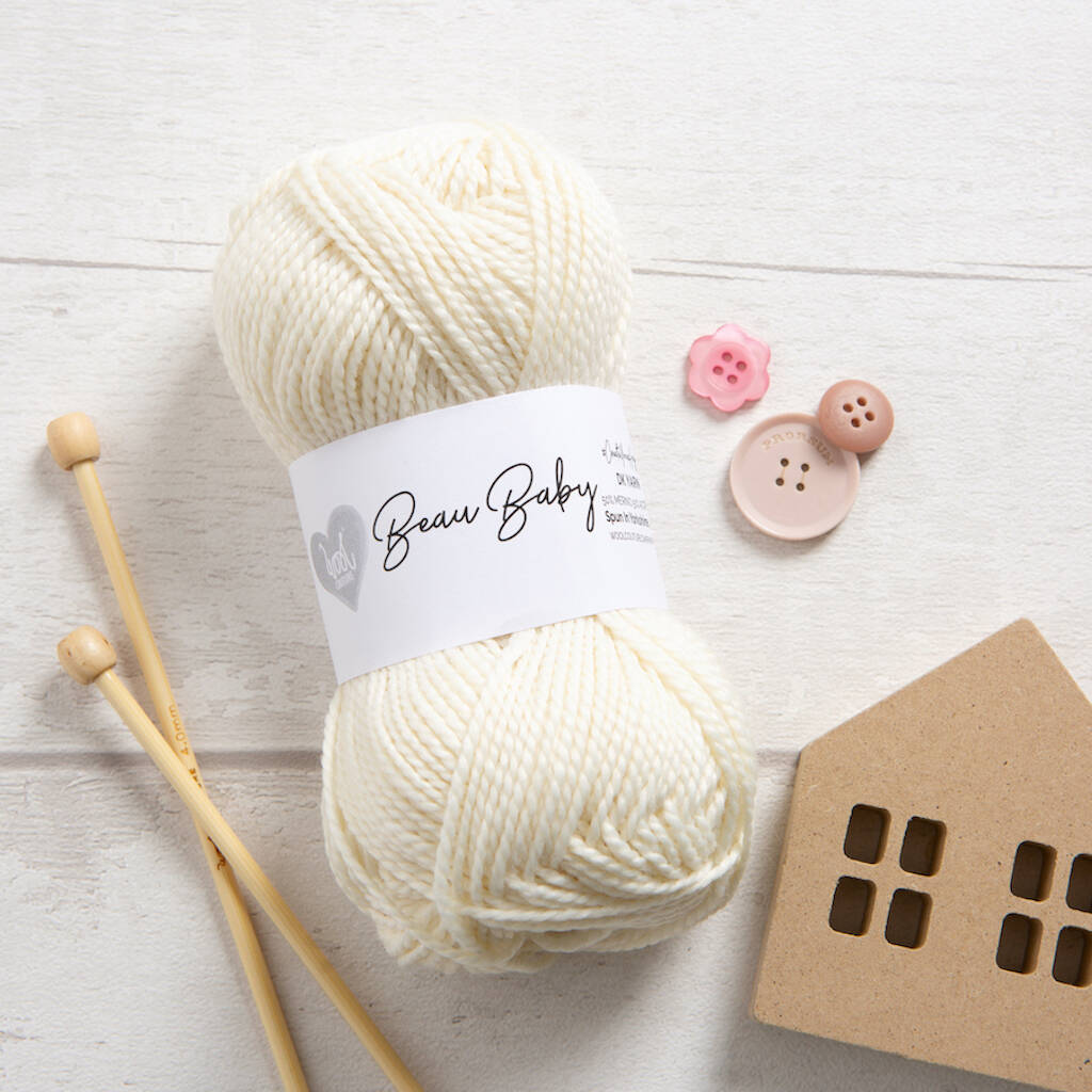 Bobby Baby Blanket Knitting Kit By Wool Couture | notonthehighstreet.com