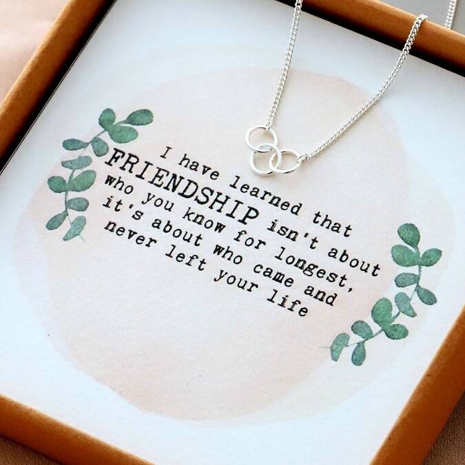 Long Lasting Friendship Circles Necklace By Attic | notonthehighstreet.com