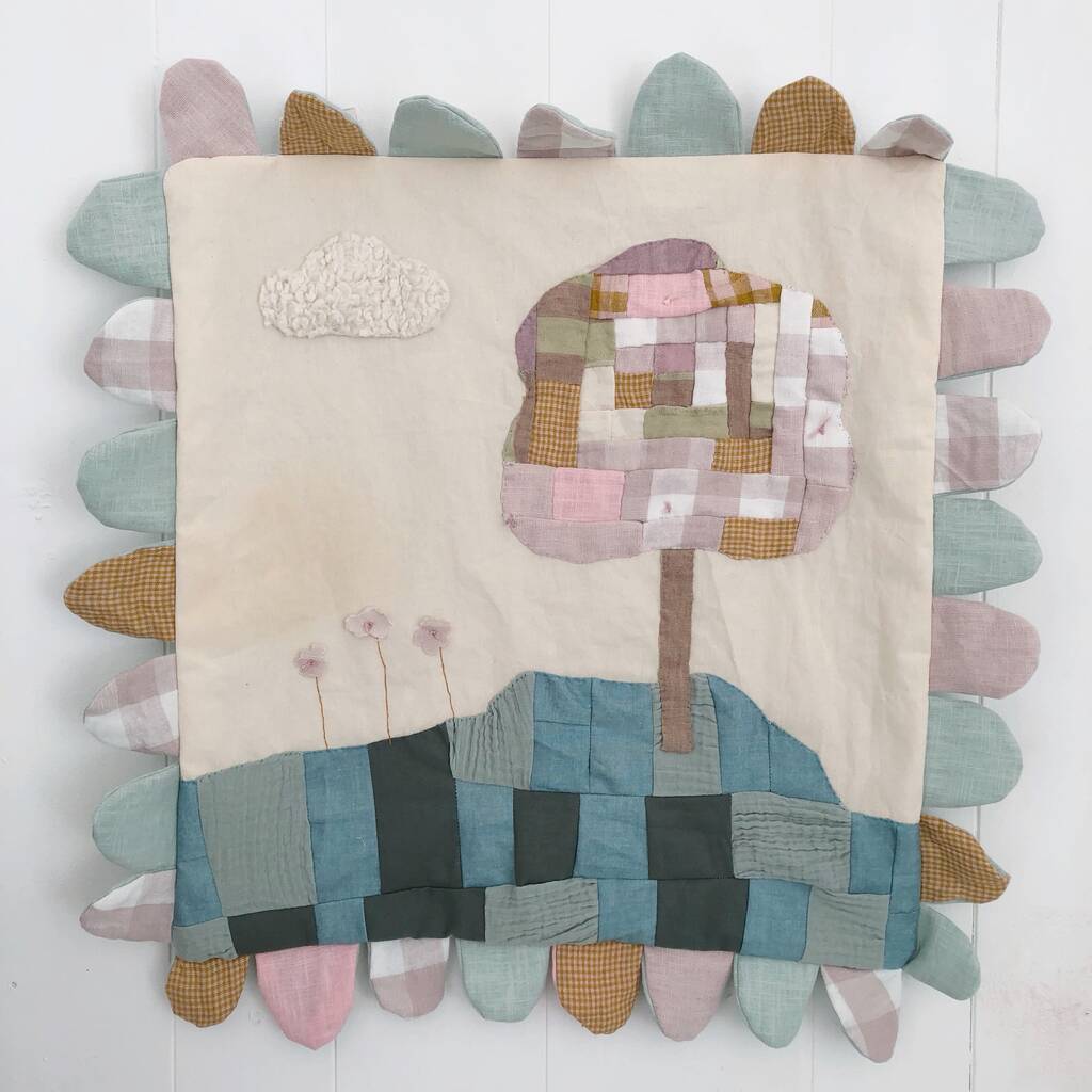 One Garden Patchwork Wall Hanging By Kelly Connor Designs