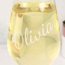 Personalised Wine Glass With Name By Lisa Angel | notonthehighstreet.com