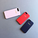 Red Pu Leather Embossed Phone Case By Rianna Phillips ...