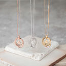 infinity affirmation necklace for spirtual strength by synergy ...