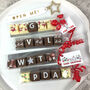 Personalised Christmas Chocolates Initials/Names Gift By Cocoapod ...
