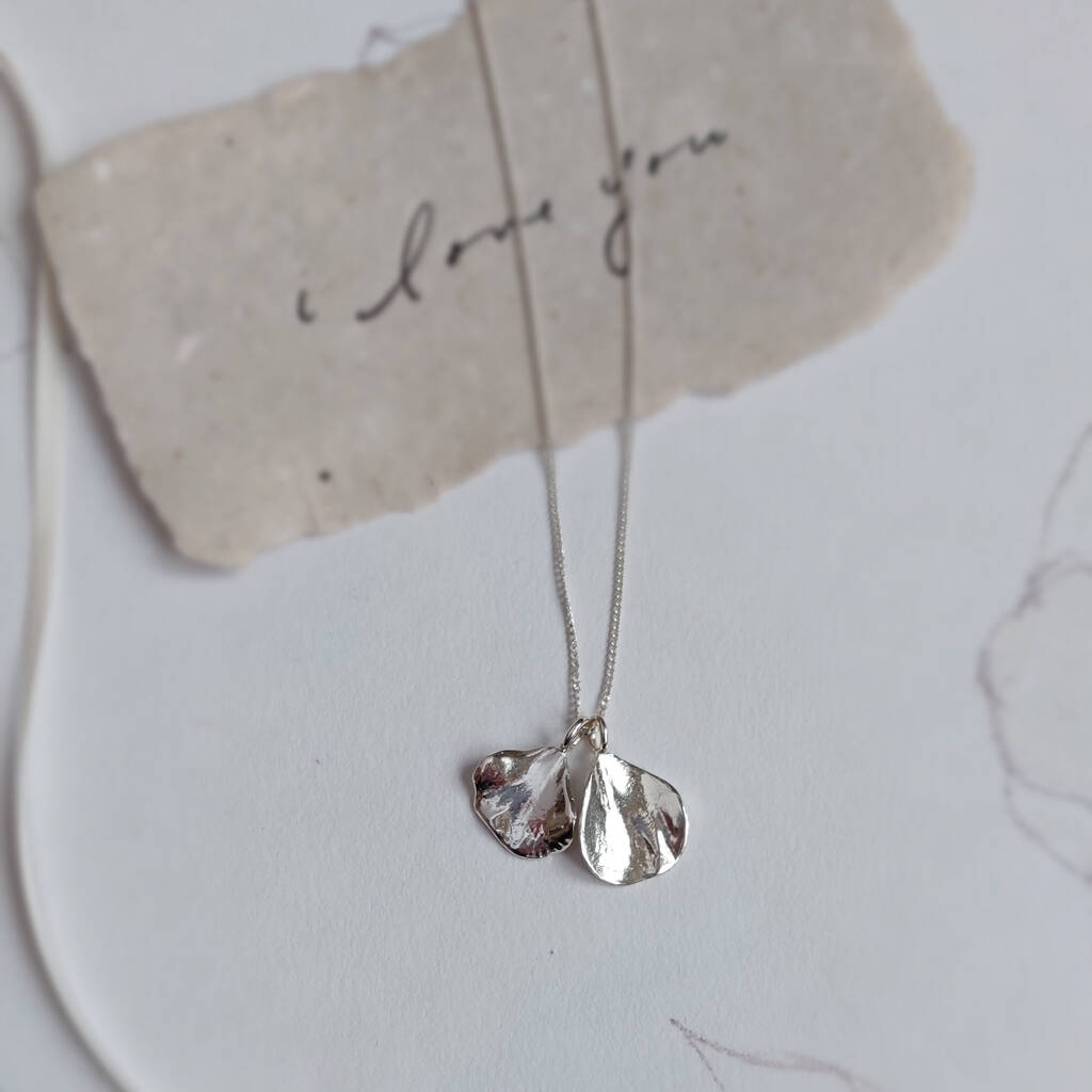 Personalised Birthflower Mother Daughter Necklace By Louisa Russell