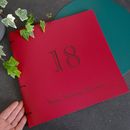 Large Personalised Leather Birthday Album By Artbox ...