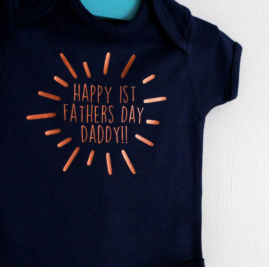 'happy 1st fathers day daddy' baby grow by precious little plum ...