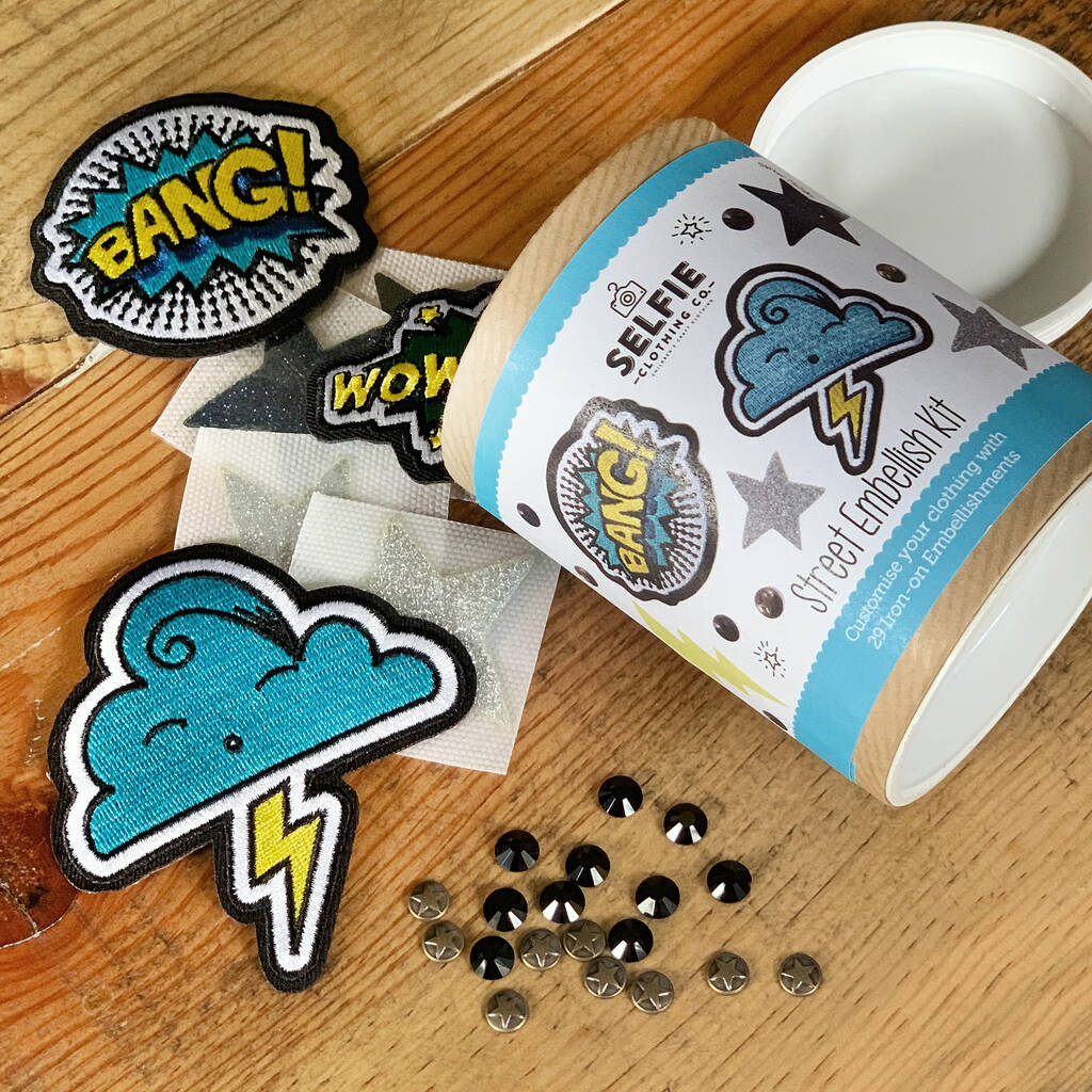 Street Embellishment Patch Kit By Selfie Craft Co | notonthehighstreet.com