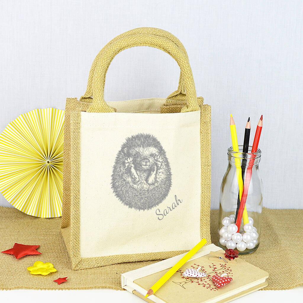 Personalised Hedgehog Bag By Andrea Fays | notonthehighstreet.com