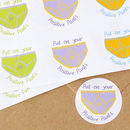 Positive Pants Sticker Sheets By The Green Gables | notonthehighstreet.com