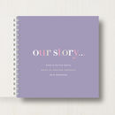 Personalised 'our Story' Memory Book Or Album By Designed ...