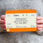 Personalised Train Ticket Graduation Card By Of Life & Lemons ...