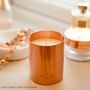 Personalised Eco Luxury Scented Metallic Candle By Amaura London ...
