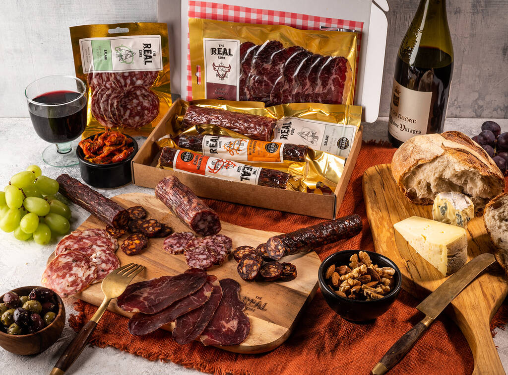 Great Taste Charcuterie Letterbox By The Real Cure | notonthehighstreet.com