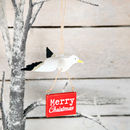 Seagull Merry Christmas Tree Decoration By Red Berry Apple ...