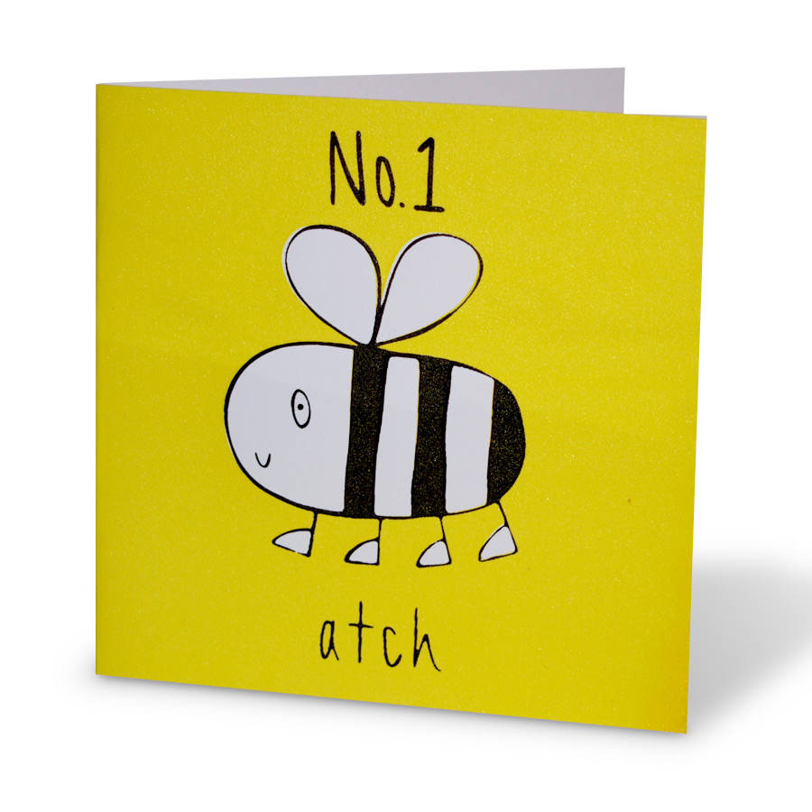 Number One Bee Atch By Dead Good Dog | notonthehighstreet.com