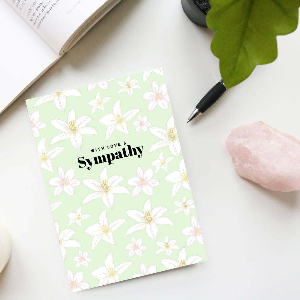 Sympathy Card By Pearl Ivy | notonthehighstreet.com