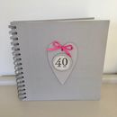 40th Birthday Memories Album / Keepsake Book By Chapel Cards ...