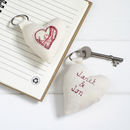 Personalised Initial Heart Keyring Gift By Milly And Pip Gifts And ...
