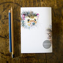 Inky Hedgehog Notebook By Kate Moby | notonthehighstreet.com