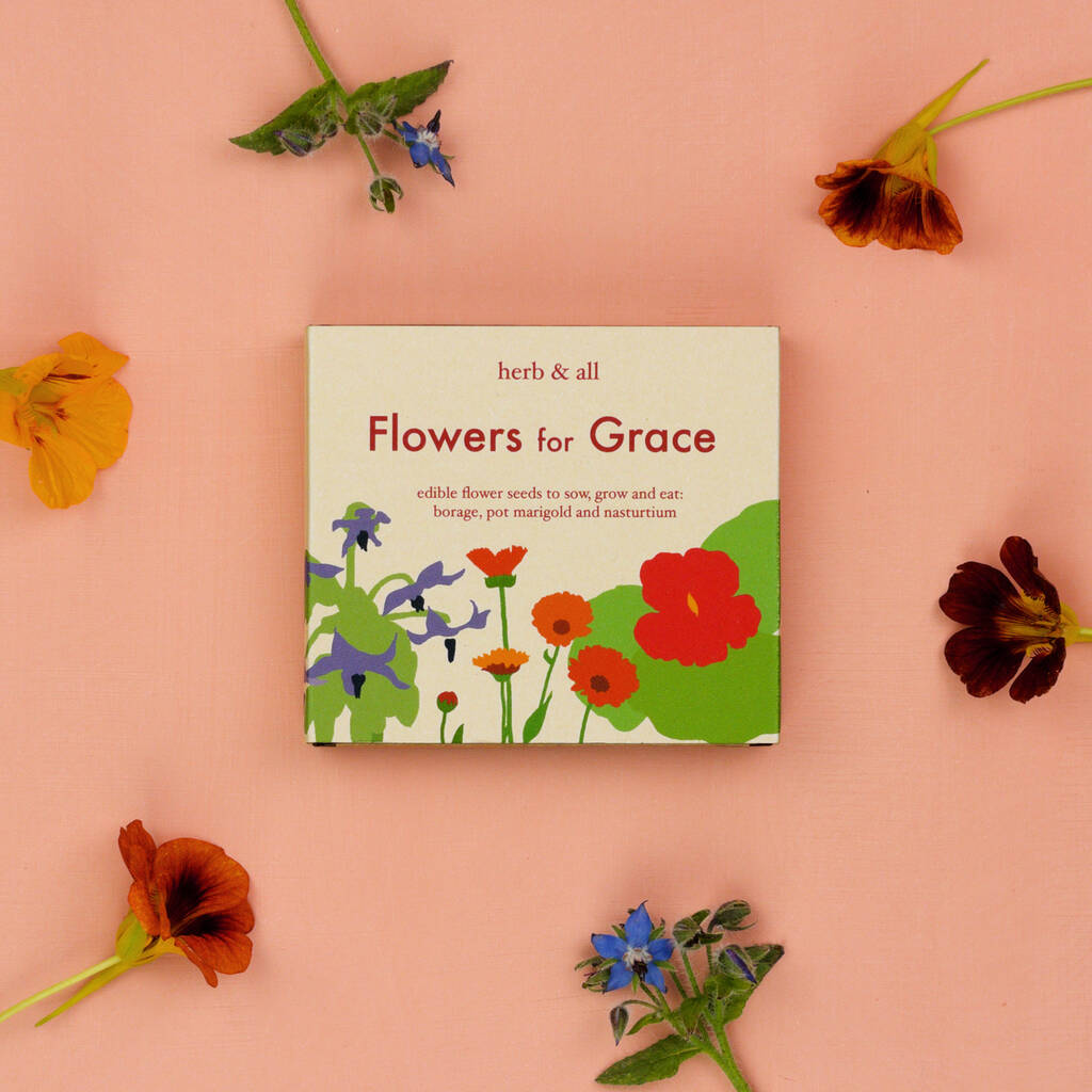 Personalised Seed Kit: Grow Your Own Edible Flowers By herb & all